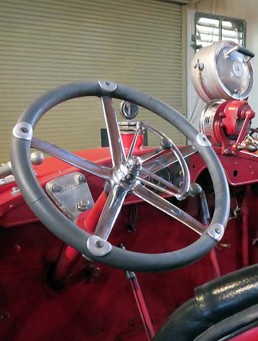 1925 Mack Steering Wheel